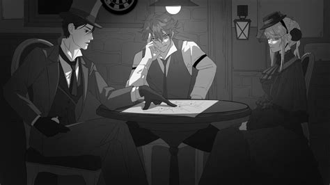 Klein Moretti Sharron And Maric Lord Of The Mysteries Drawn By