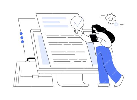 비즈니스 규칙 추상 개념 벡터 일러스트 레이 션 프리미엄 벡터