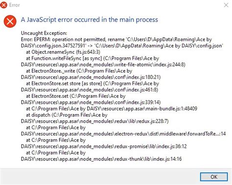 Dasiy Ace Javascript Error · Issue 103 · Daisyace Gui · Github