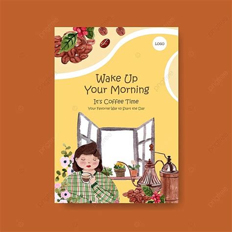 브로셔 및 전단지 수채화 그림에 대한 일상 생활 디자인 정보 템플릿 템플릿 Psd 다운로드 디자인 자료 다운로드