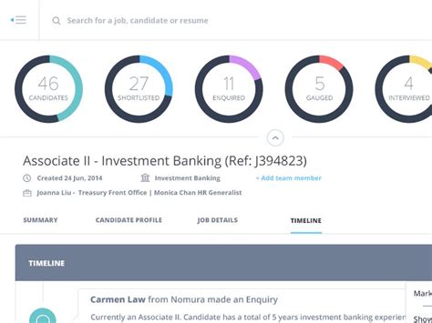 Dashboard With Timeline Web App Timeline Design Timeline