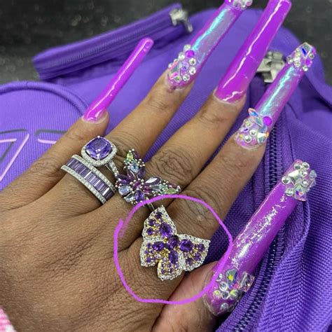 Genuine Niassa Ruby And Multi Gemstone Heart Shaped Caged Statement Ring In Rhodium And