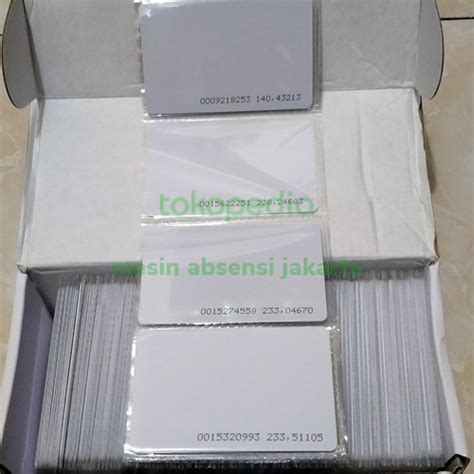 Jual Kartu Rfid 125khz Kartu Rfid Fingerprint Kartu Akses Pintu Jakarta Barat Mesin Absensi