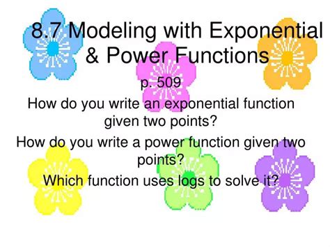 PPT Modeling With Exponential Power Functions PowerPoint Presentation ID
