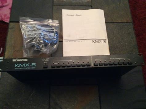 Ensoniq Kmx 8 8x8 Midi Patch Bay Reverb
