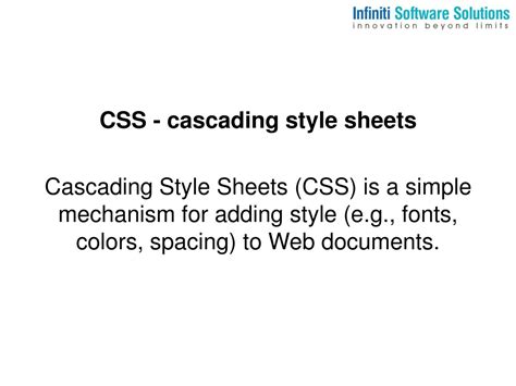 Ppt Css Cascading Style Sheets Powerpoint Presentation Free