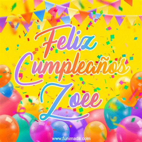 Happy Birthday Zoee GIFs Download On Funimada Com