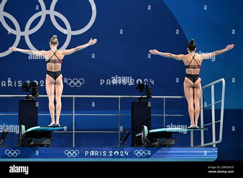 27th July 2024 Paris Olympic Games Paris France Day 2 Womens 3m
