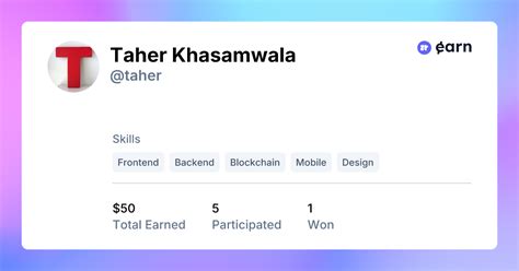 Taher Khasamwala Superteam Earn Talent