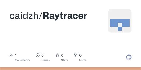 Github Caidzhraytracer