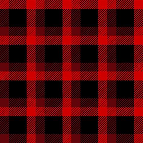 Red And Black Plaid Pattern Premium Vector