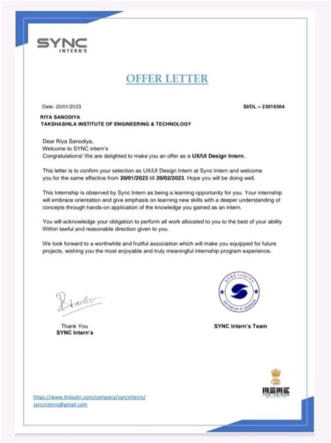 Riya S On Linkedin Syncinterns Opportunity Intern Uxdesign