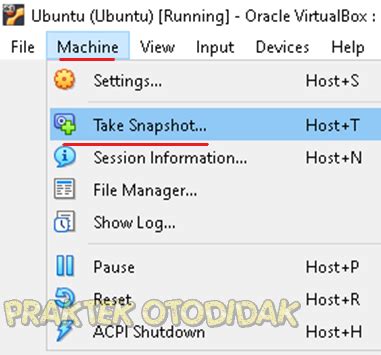 Cara Menggunakan Snapshot VirtualBox Untuk Optimalkan Mesin Virtual Anda