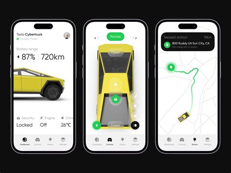 Tesla Concept App By Roma Golenkin On Dribbble