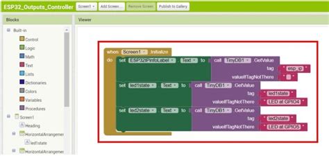 Control Esp32 Over Internet Using Android App With Mit App Inventor