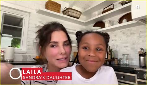 Sandra Bullocks Daughter Laila Joins Her To Thank A Nurse Ahead Of