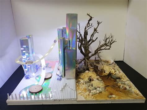 立体构成结课大作业《环境污染》z587365968 站酷zcool