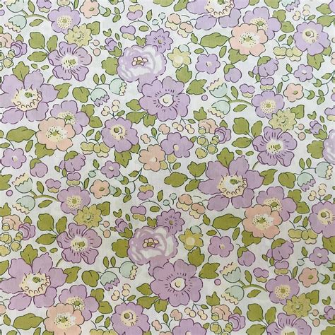 Liberty Fabrics Betsy B Tana Lawn Cotton Metallic The Little World Of