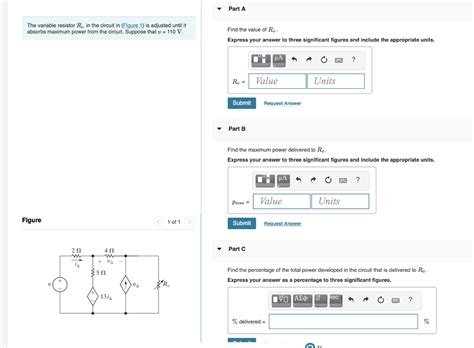 solved the variable resistor r0 in the circuit in is
