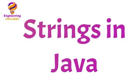 String Methods In Java Youtube