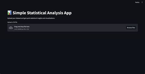 How To Build A Simple Statistical App In Streamlit How To Build A Simple Statistical App In Streamlit