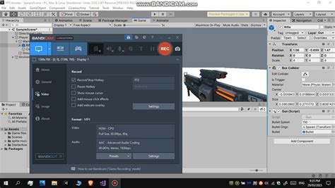 my progress in making fps game r unity3d