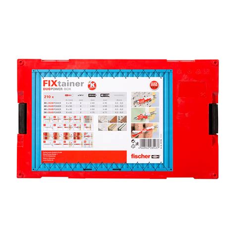 Fischer Fixtainer Duopower Pluggen In Dit Koffertje Zitten 210 Pluggen