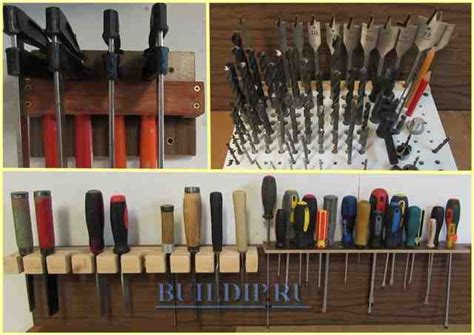 Самодельные приспособления для хранения инструмента в домашней ...