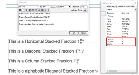 Aveva E3d Design 31 Whats New Stacked Fractions Catsolutions