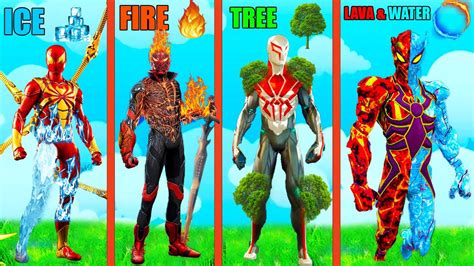 1 Elemental Spider Man Suit To 1000000000 Elemental Spider Man