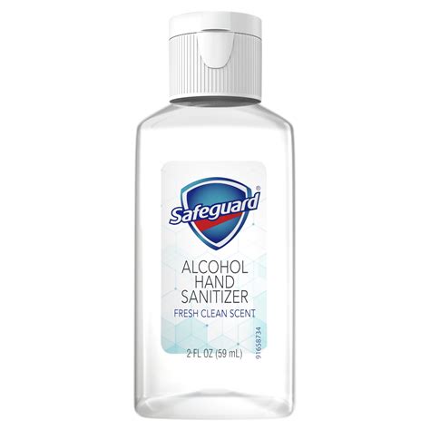 Safeguard Alcohol Hand Sanitizer Fresh Clean Scent 2 Oz