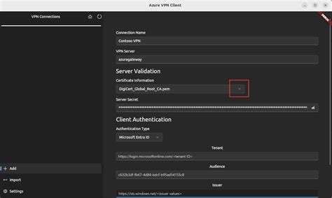 Configure Azure Vpn Client Microsoft Entra Id Authentication Linux