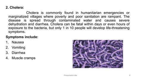 Waterborne Disease With Symptoms And Prevention Pptx