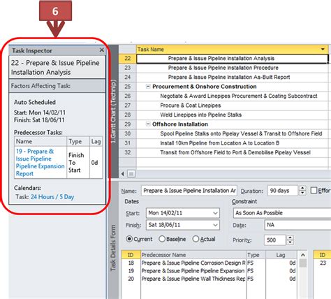 How To Trace Driving Logic In Microsoft Project 2010