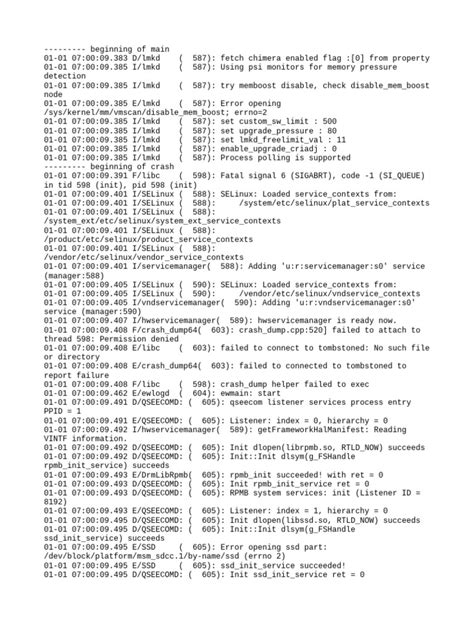 Logcat Csc Compare Log Pdf Proprietary Software Operating System