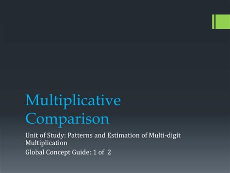 Ppt Multiplicative Comparison Powerpoint Presentation Free Download