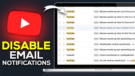 How To DISABLE Email Notifications On Youtube Easy Guide YouTube