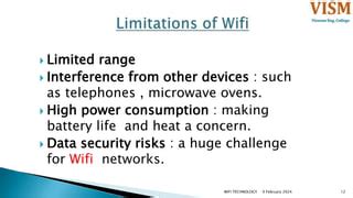 Wifi Technology Seminar Ppt Presentation PPTX
