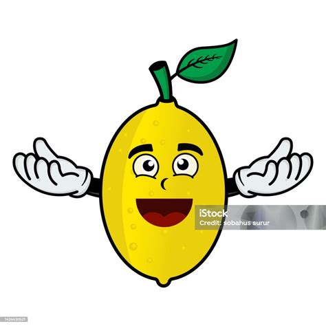 일러스트 레이 션 과일 레몬 마스코트 만화 캐릭터 그림 플랫 스타일 주스 제품 신선한 음료 인쇄 디자인 어린이 책 등의 홍보에 적합 디자인 템플릿 벡터 감귤류 과일에 대한