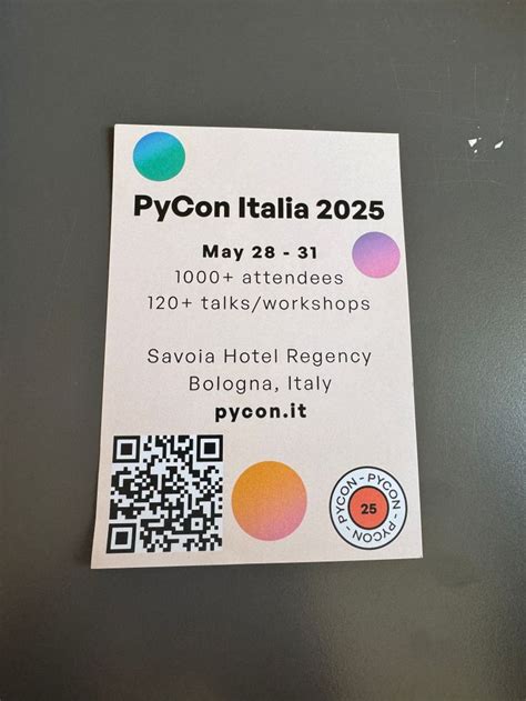 python fosdem pycon italia