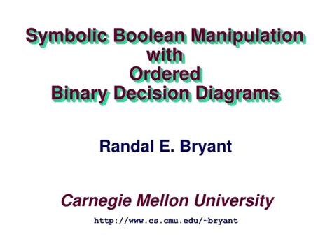 Ppt Binary Decision Diagrams Powerpoint Presentation Free Download Id853116