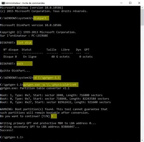 Convertir Un Disque Mbr En Gpt Sur Windows [10 8 7] Le Crabe Info