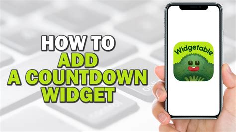 how to add a countdown widget in widgetable quick tutorial youtube