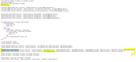 Verilog Timer Downcounter