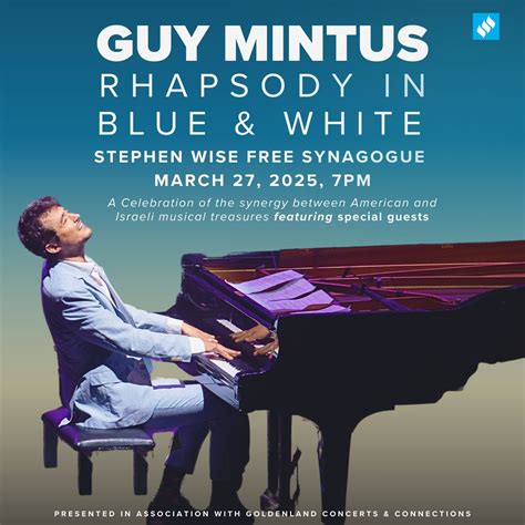 Rhapsody In Blue And White Guy Mintus Trio W Special Guests Meital Waldmann And Tim Ries