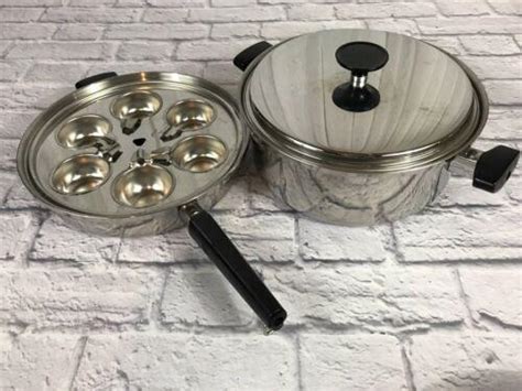 Vintage Ekco Prestige 16 Piece Stainless Steel Cookware Set Tri Ply