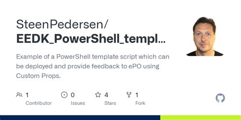 Github Steenpederseneedkpowershelltemplate Example Of A Powershell Template Script Which
