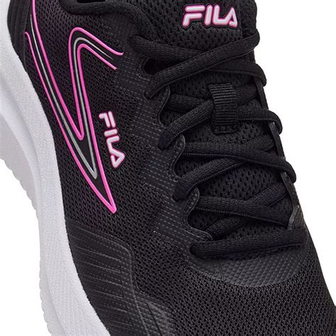 Fila Memory Primo Forza Womens Running Shoes Color Black Pink Glo