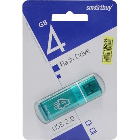 Флешка SmartBuy Glossy SB4GBGS-G USB 4 ГБ — купить, цена и ...