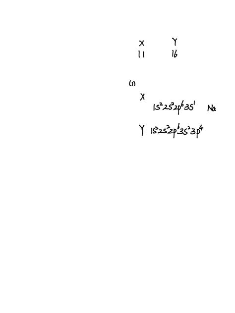 Solved Unsur X Dengan Nomor Atom 12 Dan Unsur Y Nomor Atom 17akan